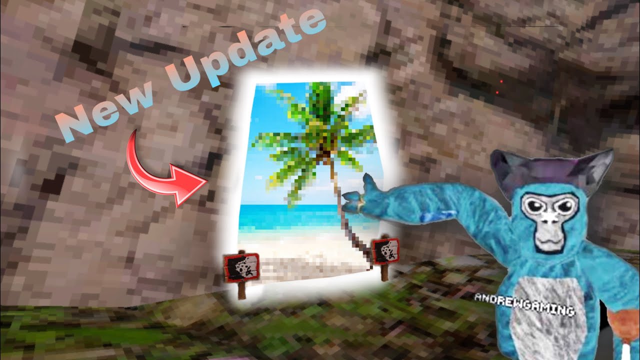 New Gorilla Tag Update (Beach Map) - YouTube
