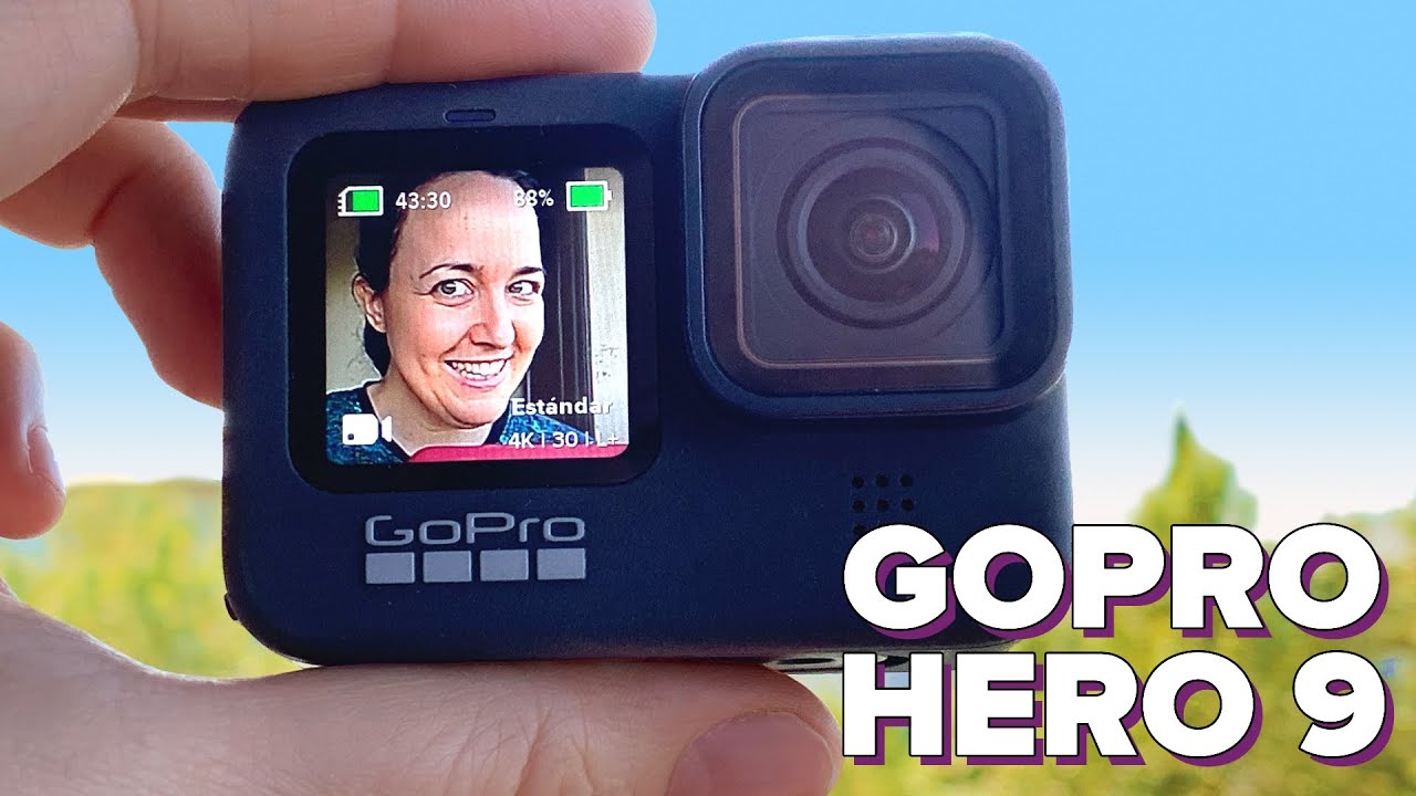 GoPro HERO 9 Black: vídeo 5K, mejor BATERÍA y pantalla SELFIE!! - YouTube