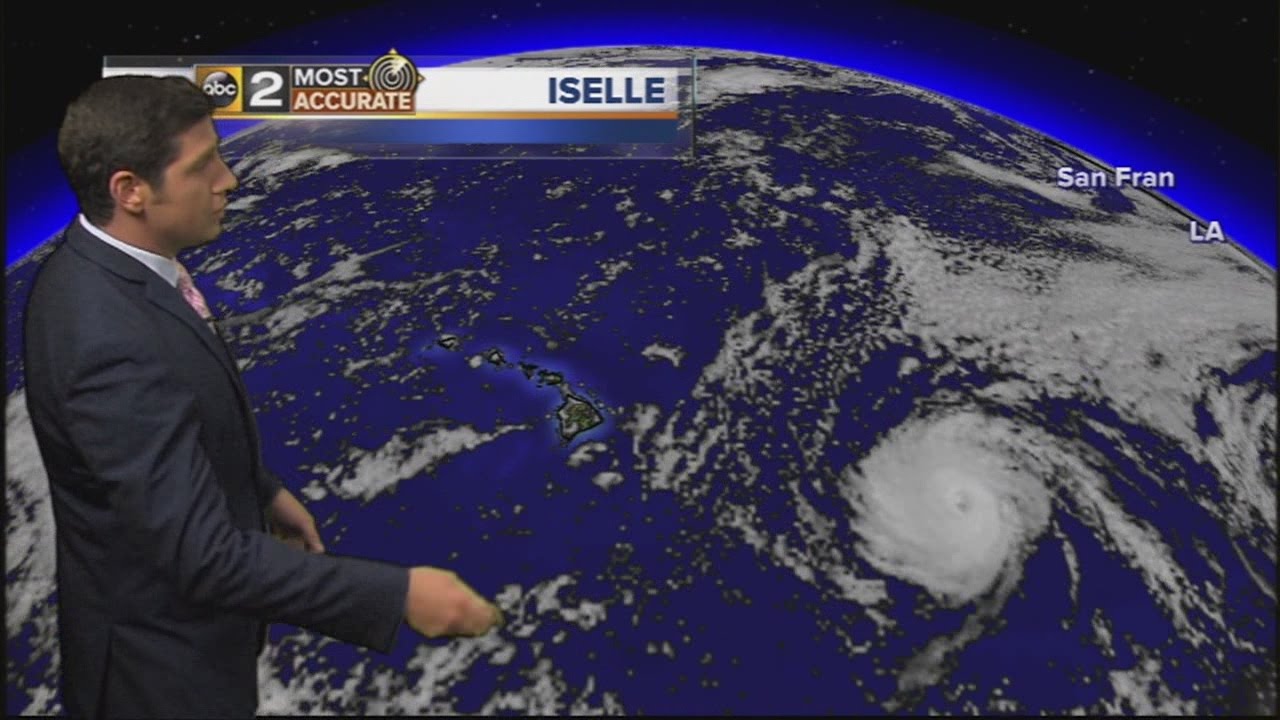 Mike Masco's 6PM Forecast Iselle BIG hit for Hawaii - YouTube