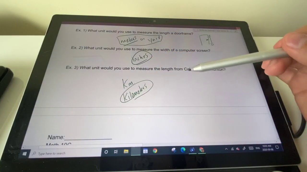 Grade 10 Math Chapter 1.1 measurement references - YouTube