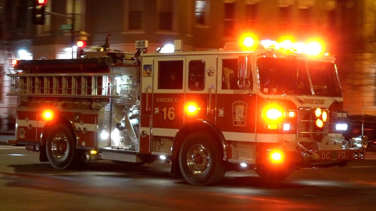 DCFD Engine 16 Responding - YouTube