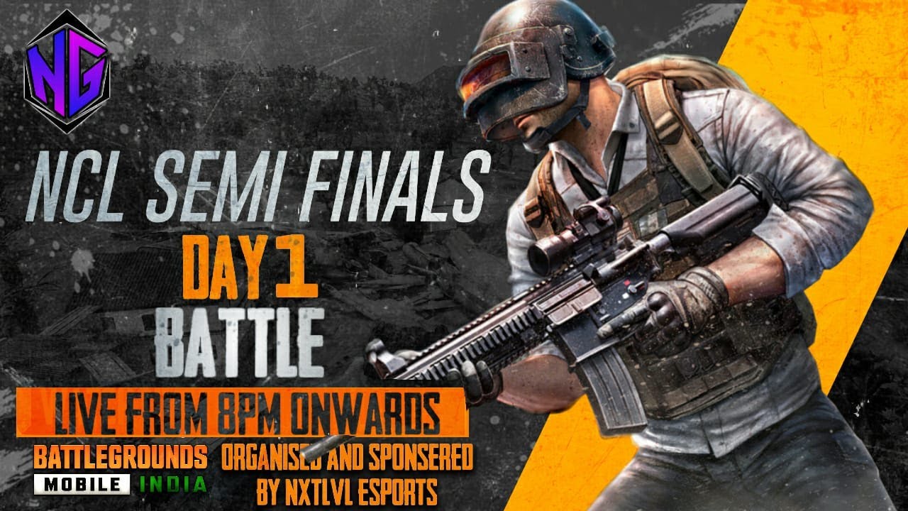 NCL TOURNAMENT Semi Finals | DAY 1 | NxTLvL Esports #live #Bgmicustom ...