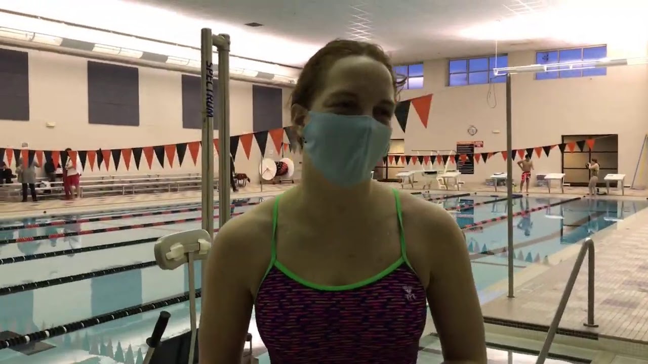 North Muskegon swimming standout Evyn Johnson takes senior season in ...