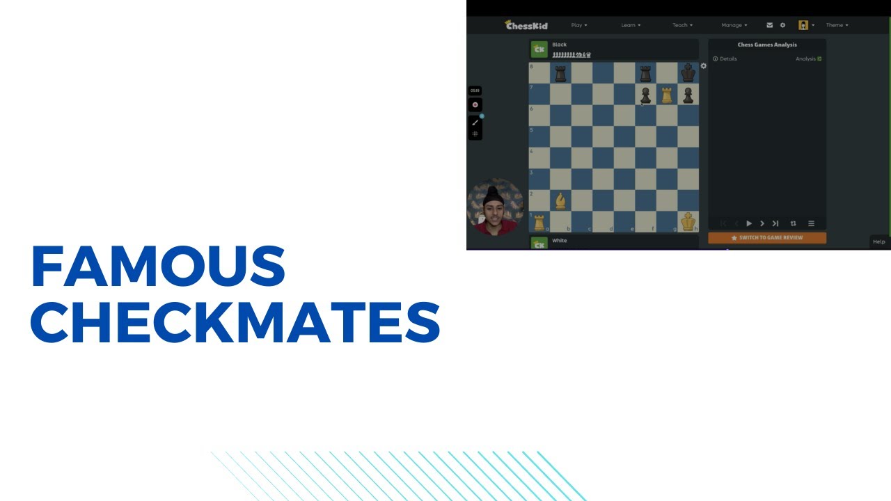Famous checkmates every chess player must know! - YouTube