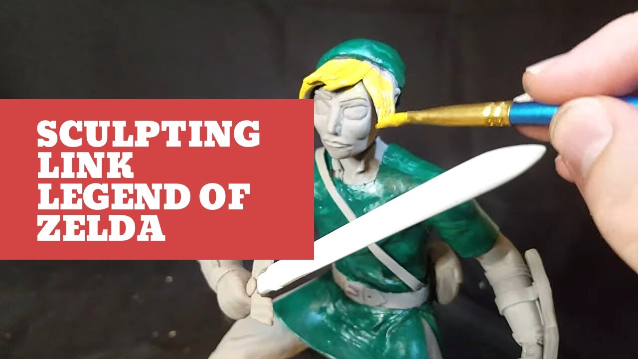 Sculpting Link Clay Figure Statue | Legend of Zelda | Super Sculpey ...