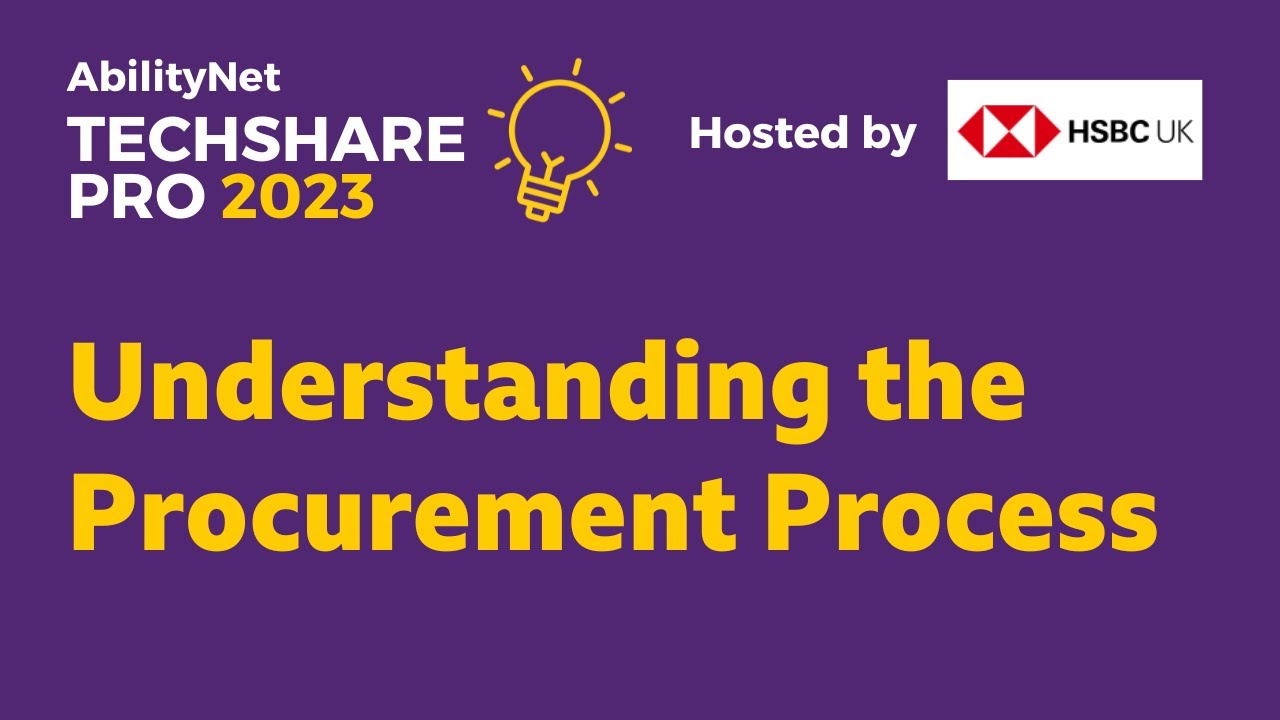 Understanding the Procurement Process - TechShare Pro 2023 - YouTube