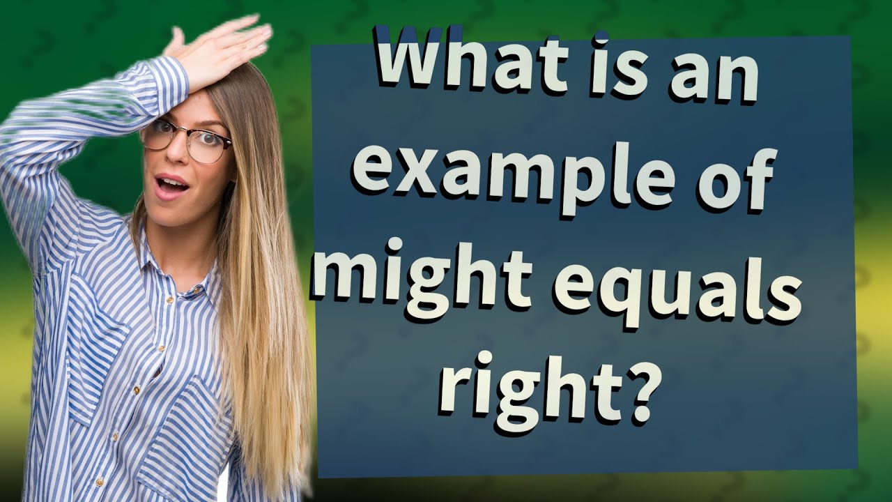 What is an example of might equals right? - YouTube