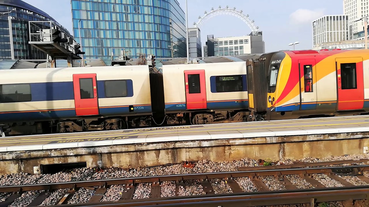 Trains at London waterloo - YouTube
