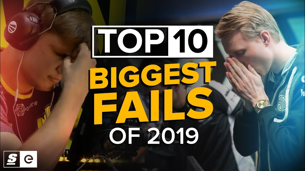 The Top 10 Biggest Esports Fails of 2019 - YouTube