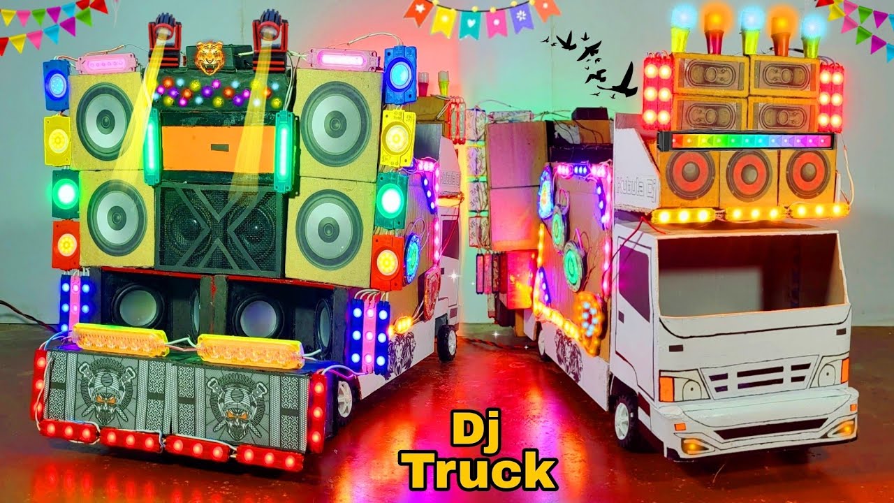 Mini Dj Truck Loading At-New Home Eicher Truck Dj box and dj sharpy ...