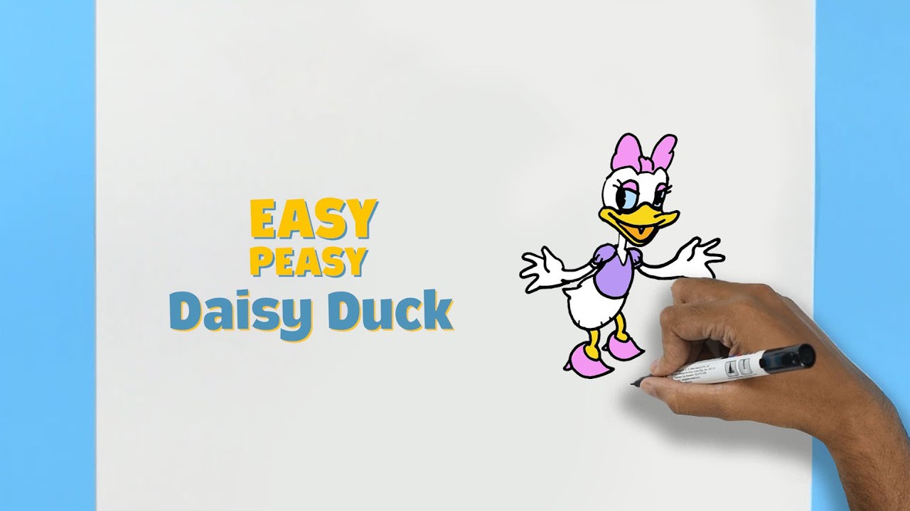 Tutorial on How to Draw Daisy Duck Doodle! - Daisy Duck Doodle Tutorial ...