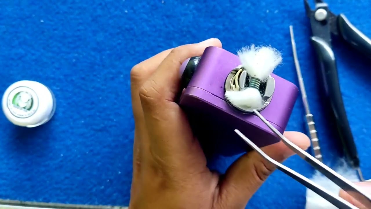 Vape | Hexom RDA Reload S | Coil Mletek | cara pasang coil | - YouTube