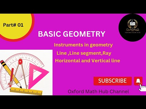 Basic Geometry ( tools/instruments in geometry, line, line segment, ray ...
