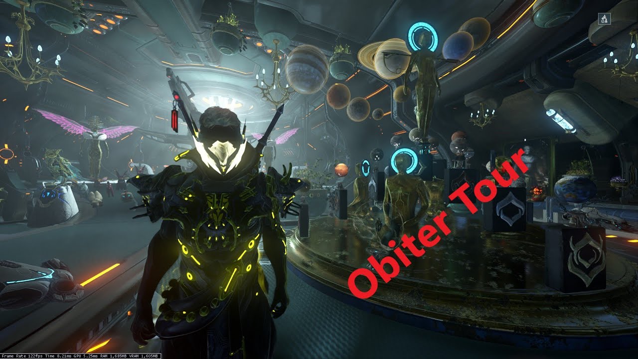 Warframe - Orbiter Tour - YouTube