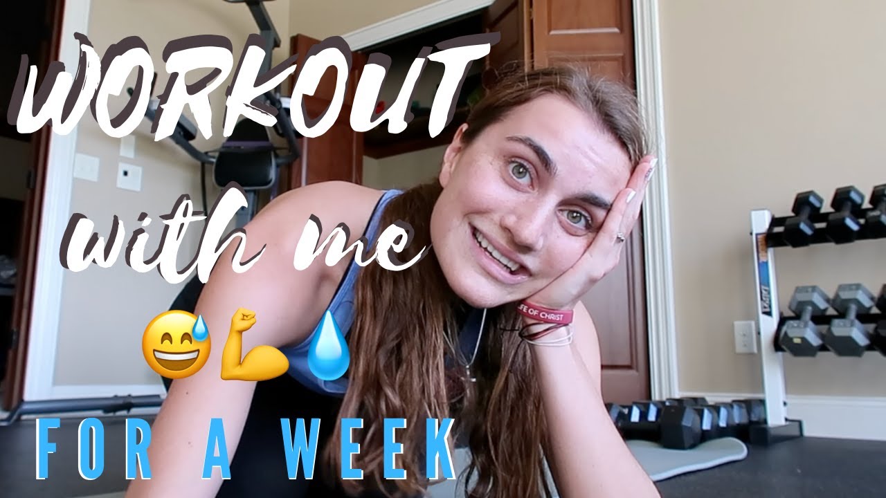 WORKOUT WITH ME VLOG // a week of workouts + getting real about goal ...
