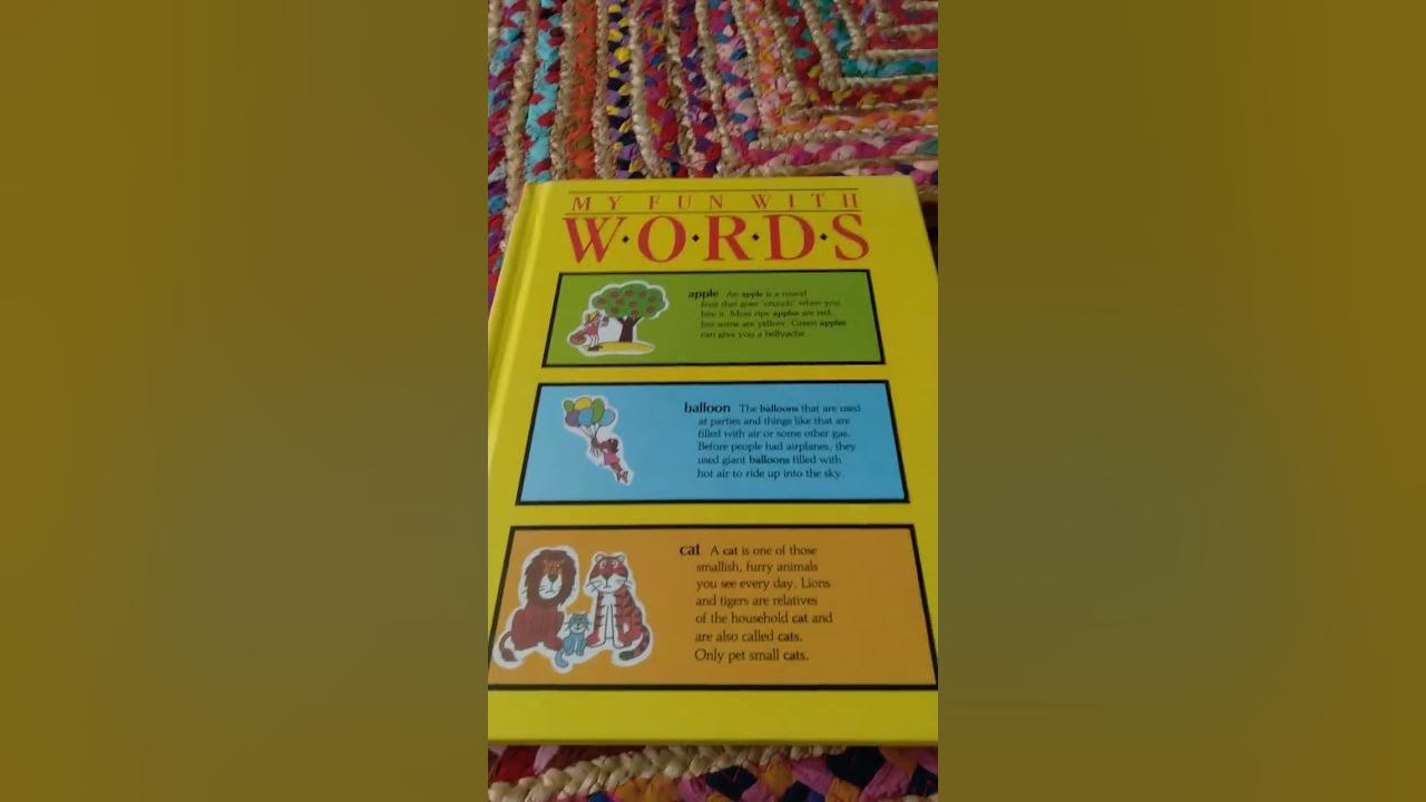 My Fun With Words Book Review - YouTube