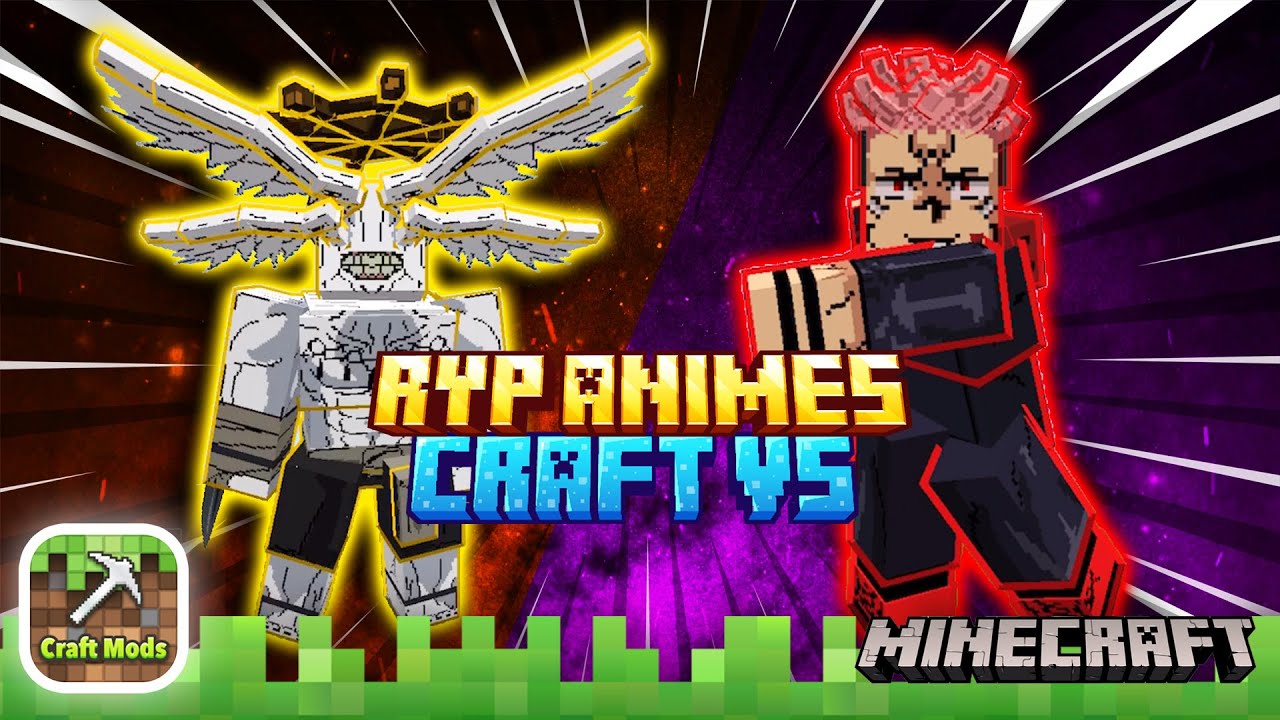【ADDON】RYP Animes Craft V5, Mahoraga and sukuna rework! | Minecraft PE ...