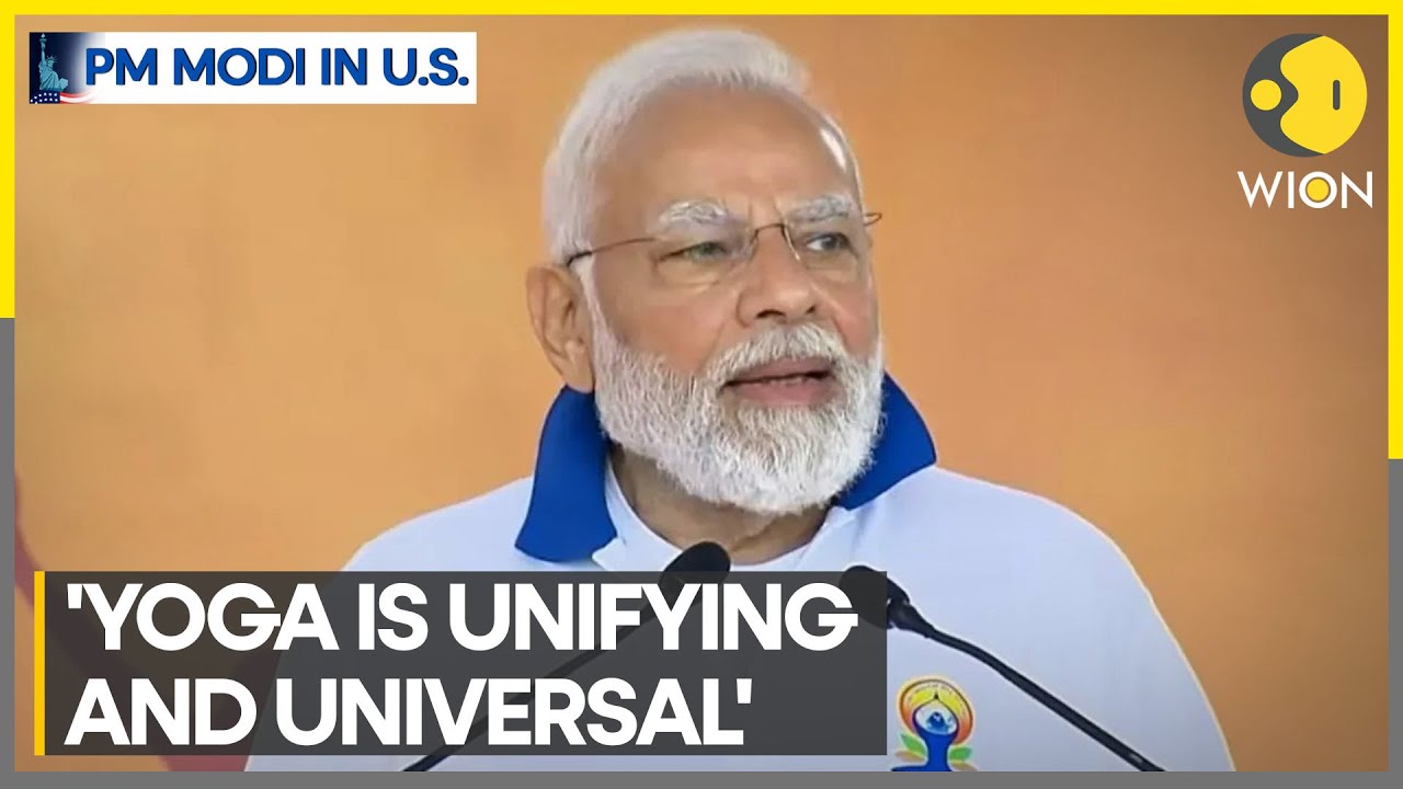 'Yoga is living and dynamic', says PM Modi during yoga day event at UN ...