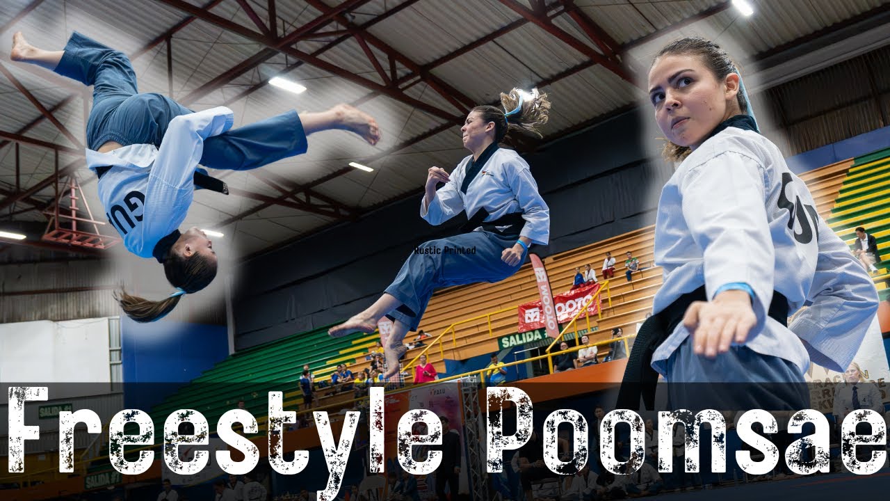 Taekwondo Freestyle Poomsae 태권도 자유 품새 - YouTube