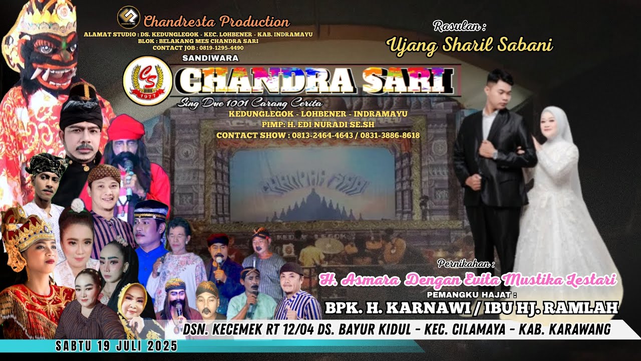 🔴Live Malam Chandra Sari | Bpk. H. Karnawi / Ibu Hj. Ramlah / 19 Juli ...