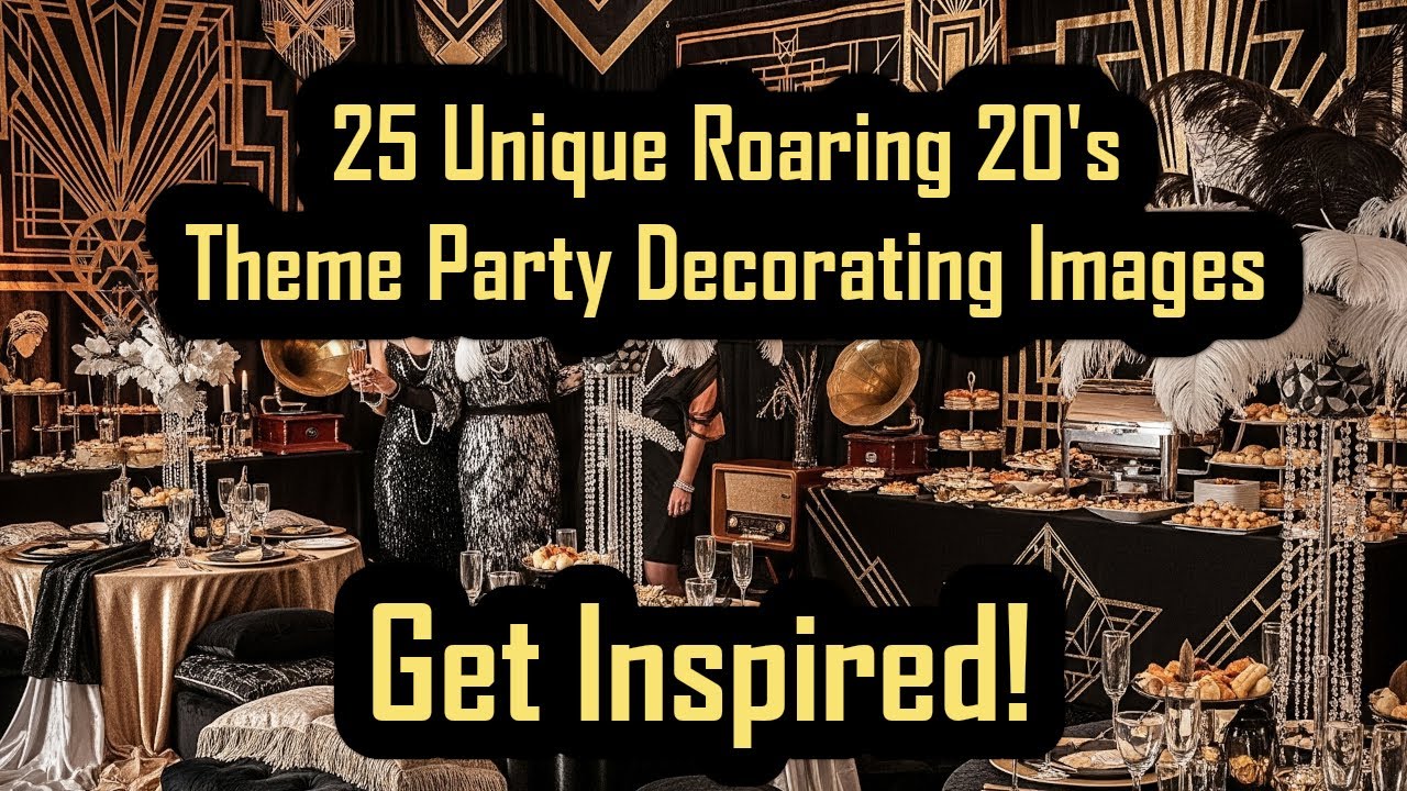 Roaring 20'sTheme Party Decoration Images - Get Inspired With These 25 ...