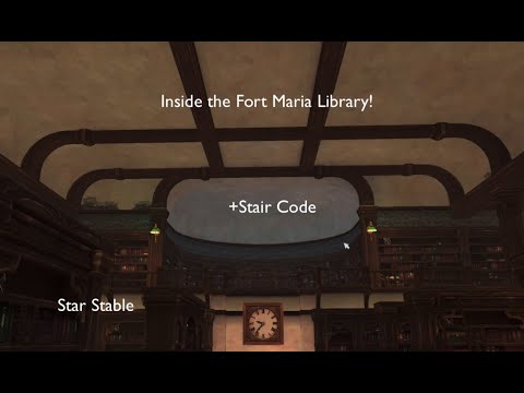 Fort Maria Library + Stair code | Star Stable - YouTube