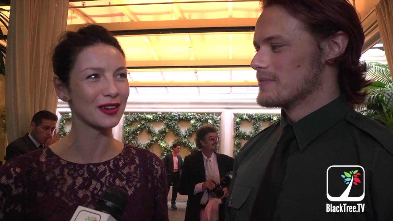 Outlander stars show up at BAFTA Tea Party held in Beverly Hills - YouTube
