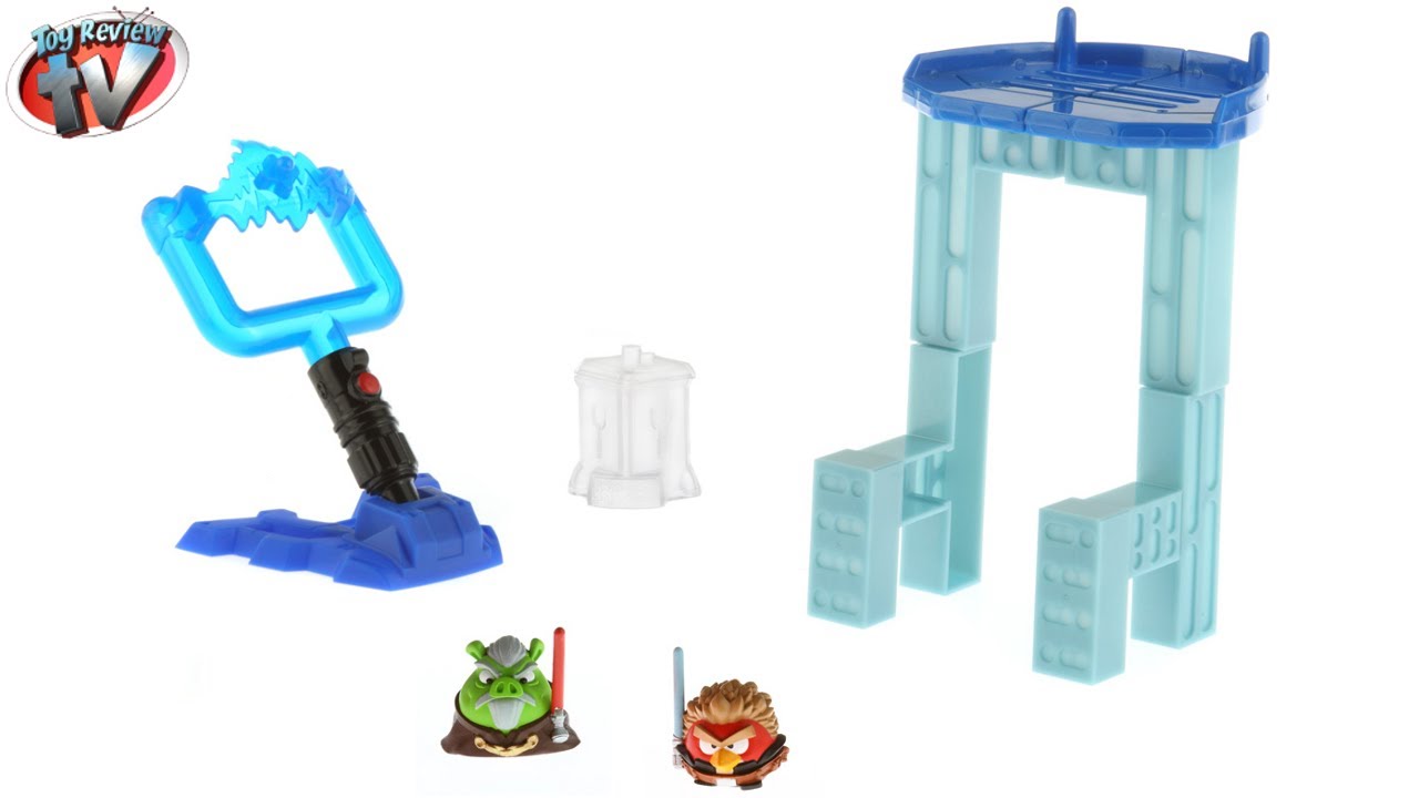 Angry Birds Star Wars Telepods Duel With Count Dooku Toy Review, Hasbro ...