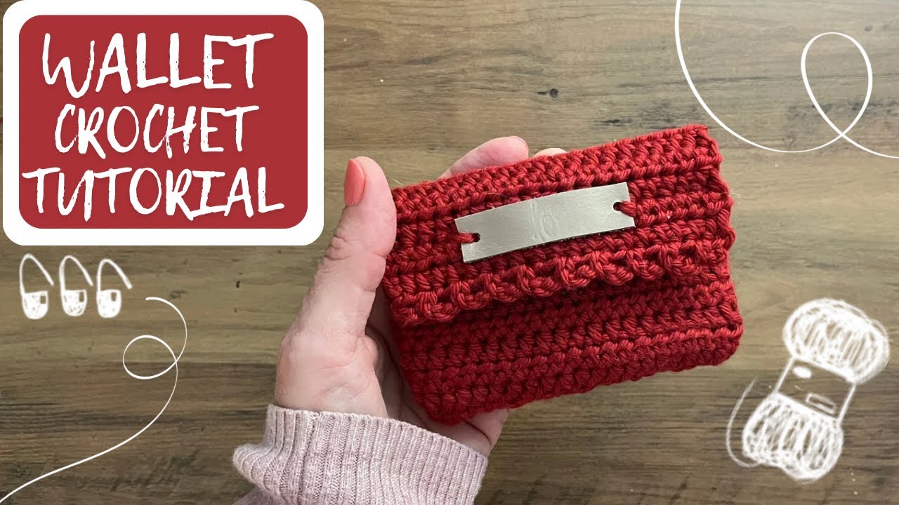 Wallet crochet tutorial - YouTube