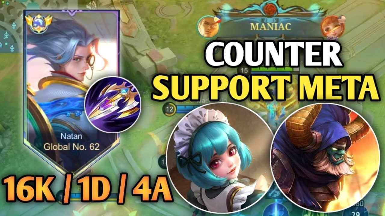 Best counter against 2 supports set up! MANIAC! - YouTube