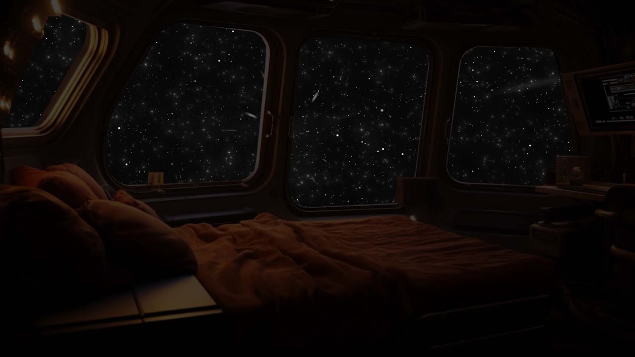 Spaceship Sleeping Space | Relaxing Sounds Help You Relieve Your Mood ...