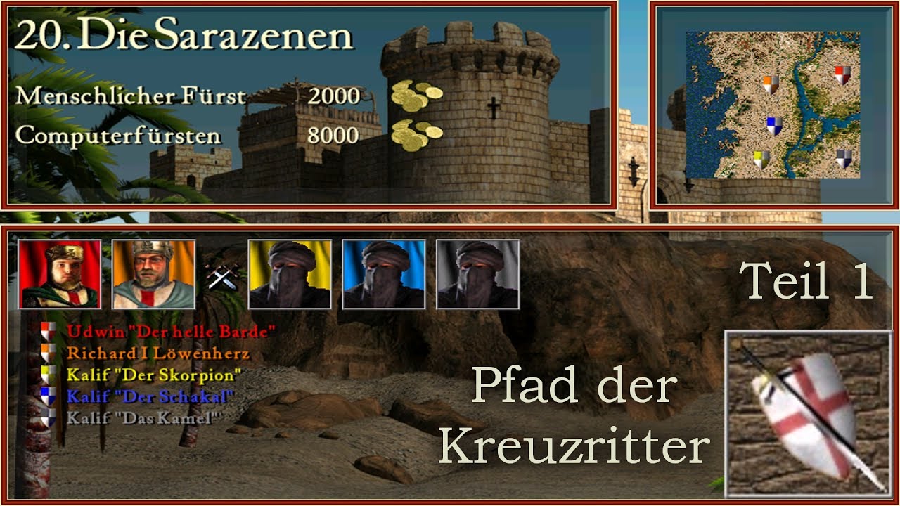 M20: Die Sarazenen - Teil 1 - Kreuzritter - Stronghold Crusader | Let's ...