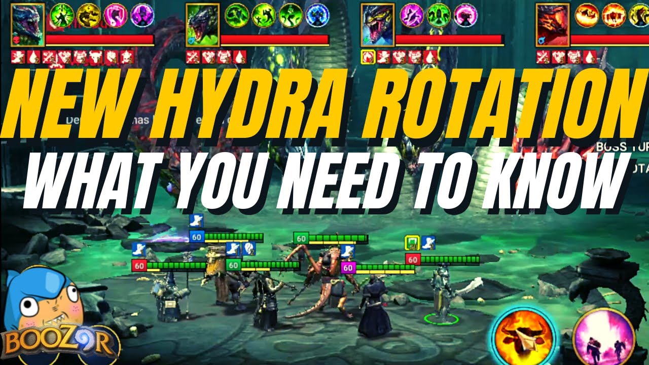 NEW HYDRA ROTATION #4 - 101 TIPS and ANALYSIS - NIGHTMARE TEAM | Raid ...