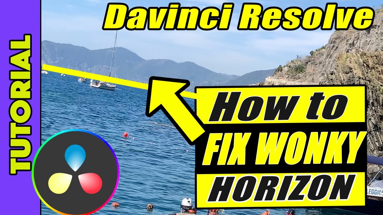 HOW TO FIX a wonky horizon with Davinci Resolve - YouTube