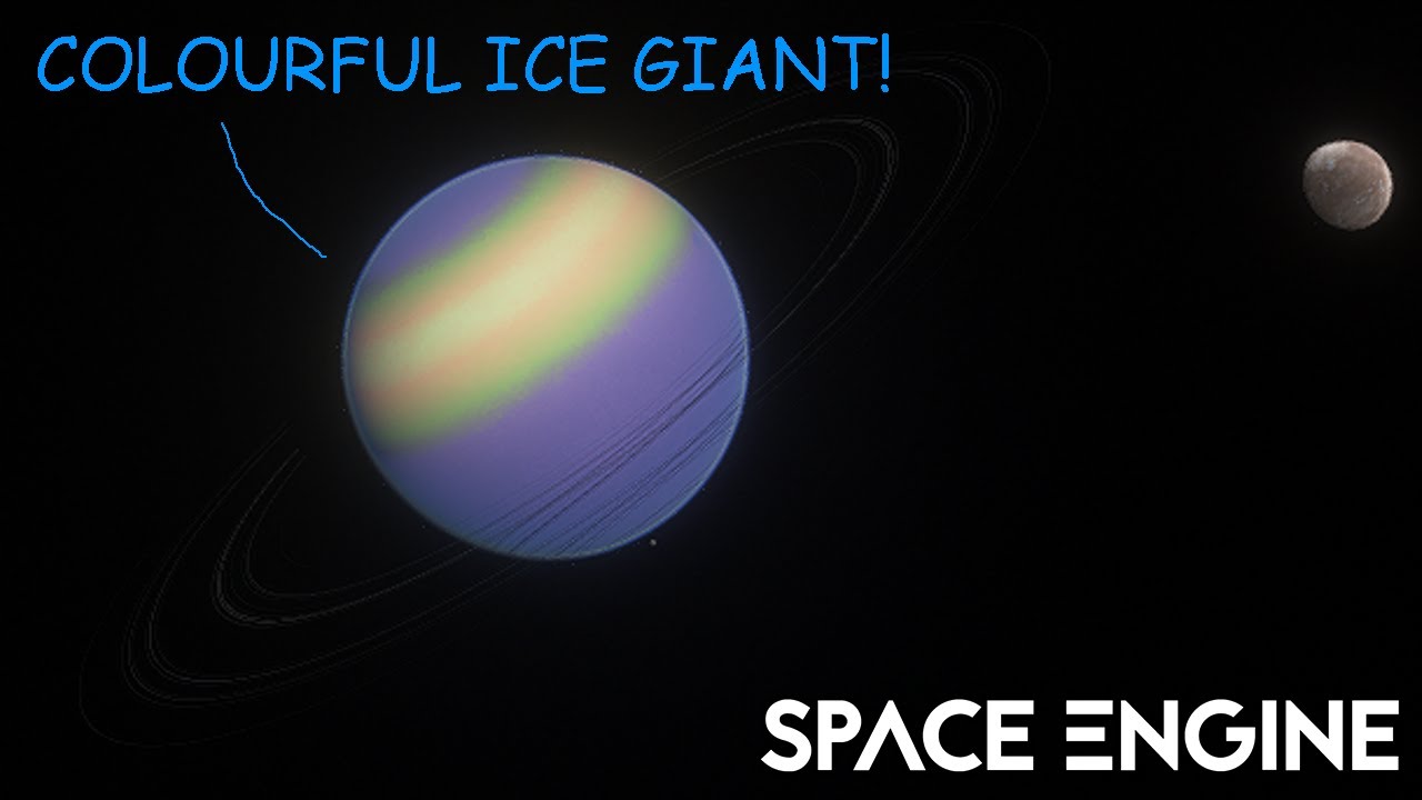 COLOURFUL ICE GIANT! | SpaceEngine | #spaceengine - YouTube