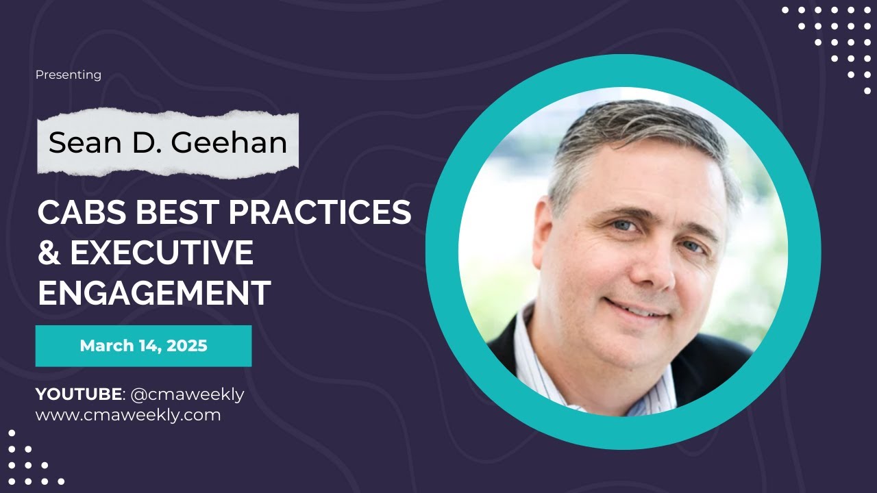 Best CAB Practices with Sean D Geehan - YouTube