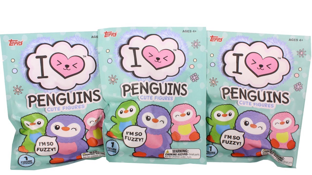I Love Penguins Penguins Cute Figures Blind Bag Unboxing Review - YouTube