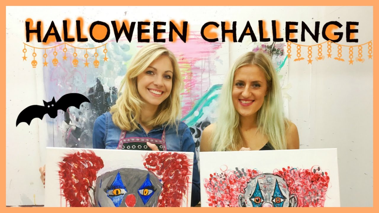 CLOWN HALLOWEEN CHALLENGE - YouTube