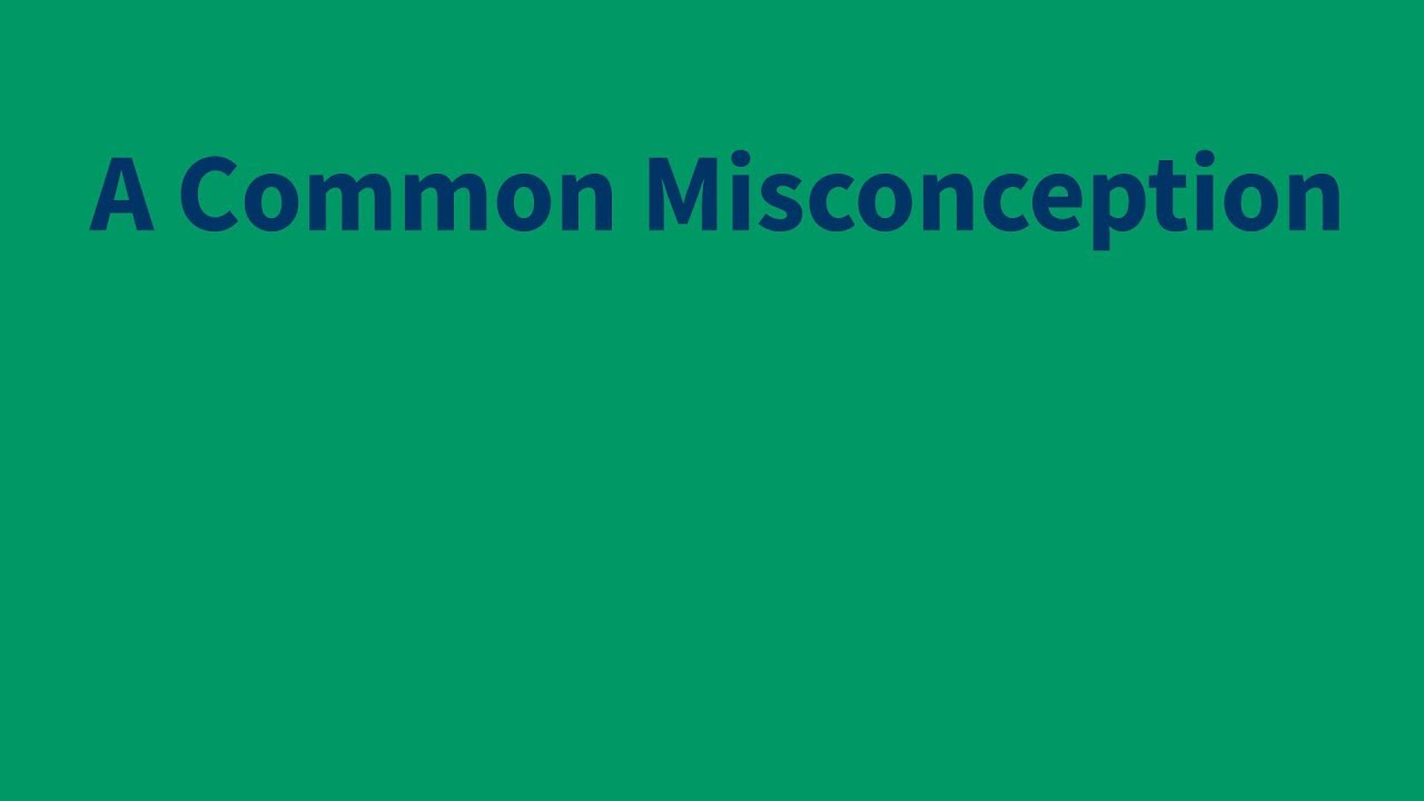Robert David Jaffee: A Common Misconception - YouTube