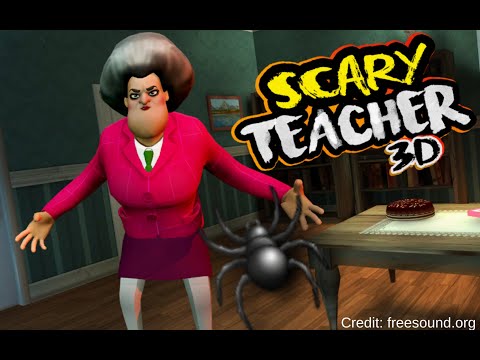مقالب مضحكه بالمدرسة الشريرة !!!مقلب العنكبوت 🕷 Scary Teacher 3D (Spider prank)