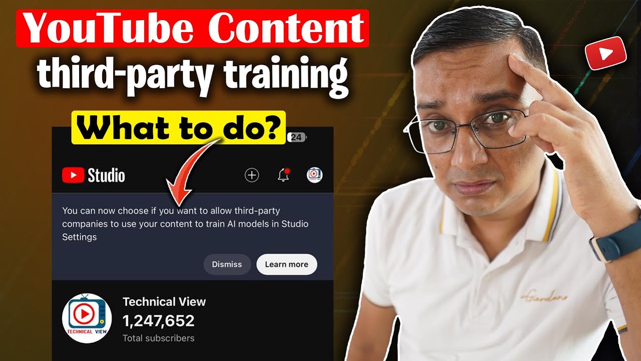 YouTube Content & Third-Party Training | Train AI Model in Studio ...