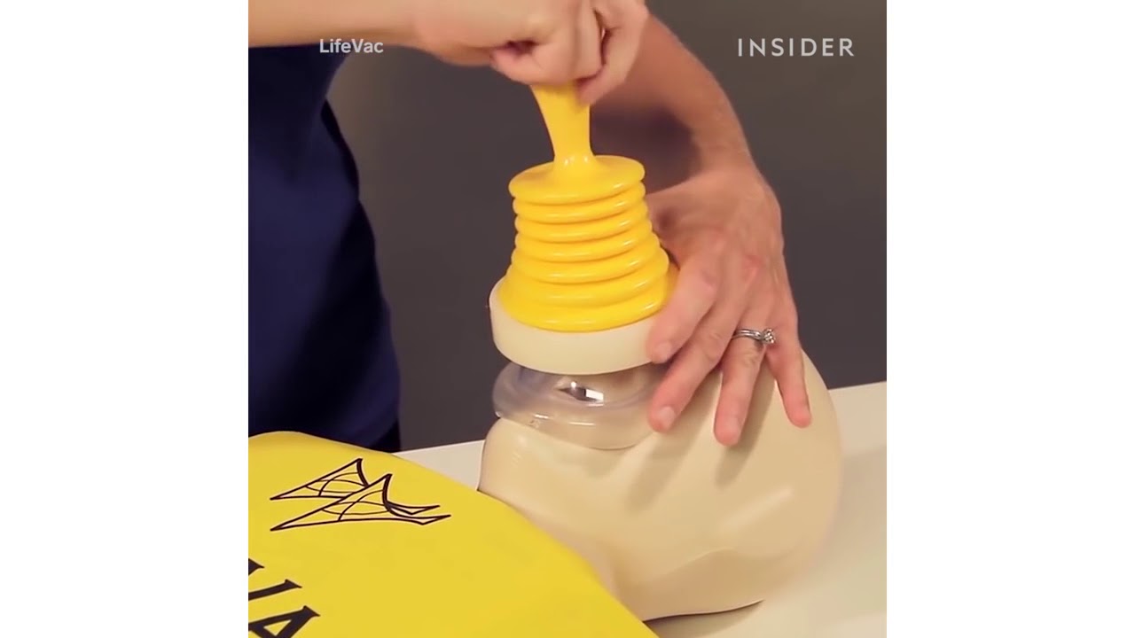 LifeVac can dislodge objects caught in the windpipe - YouTube