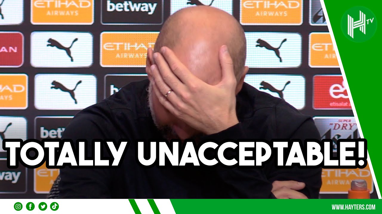 TOTALLY UNACCEPTABLE! Pep SLAMS racist abuse aimed at Kyle Walker - YouTube
