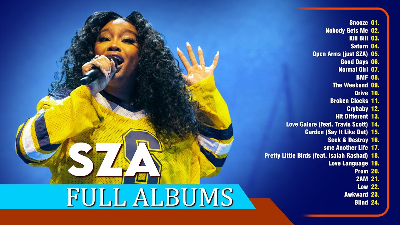 SZA Music Hits Playlist 🎶 SZA Greatest Hits Full Album 2024🎙️Best Songs ...