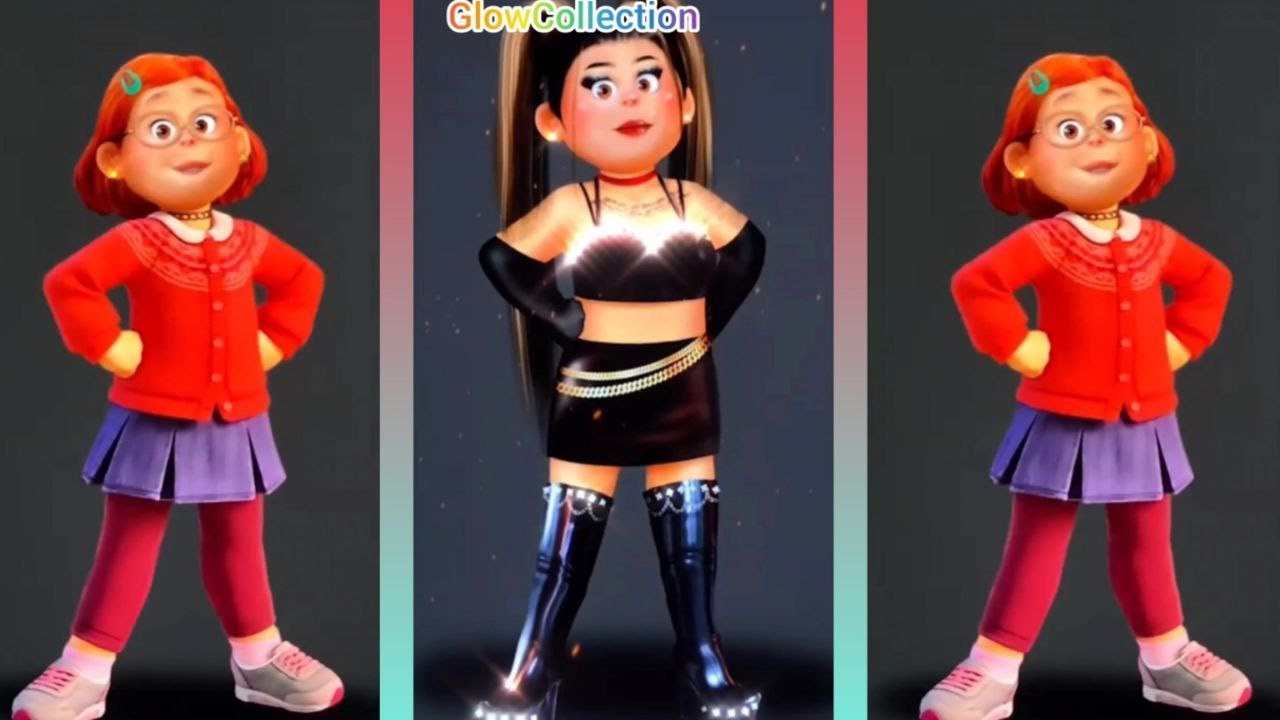 TURNING RED Mei Lee Glow Up Into BELLA POARCH - Turning Red ...