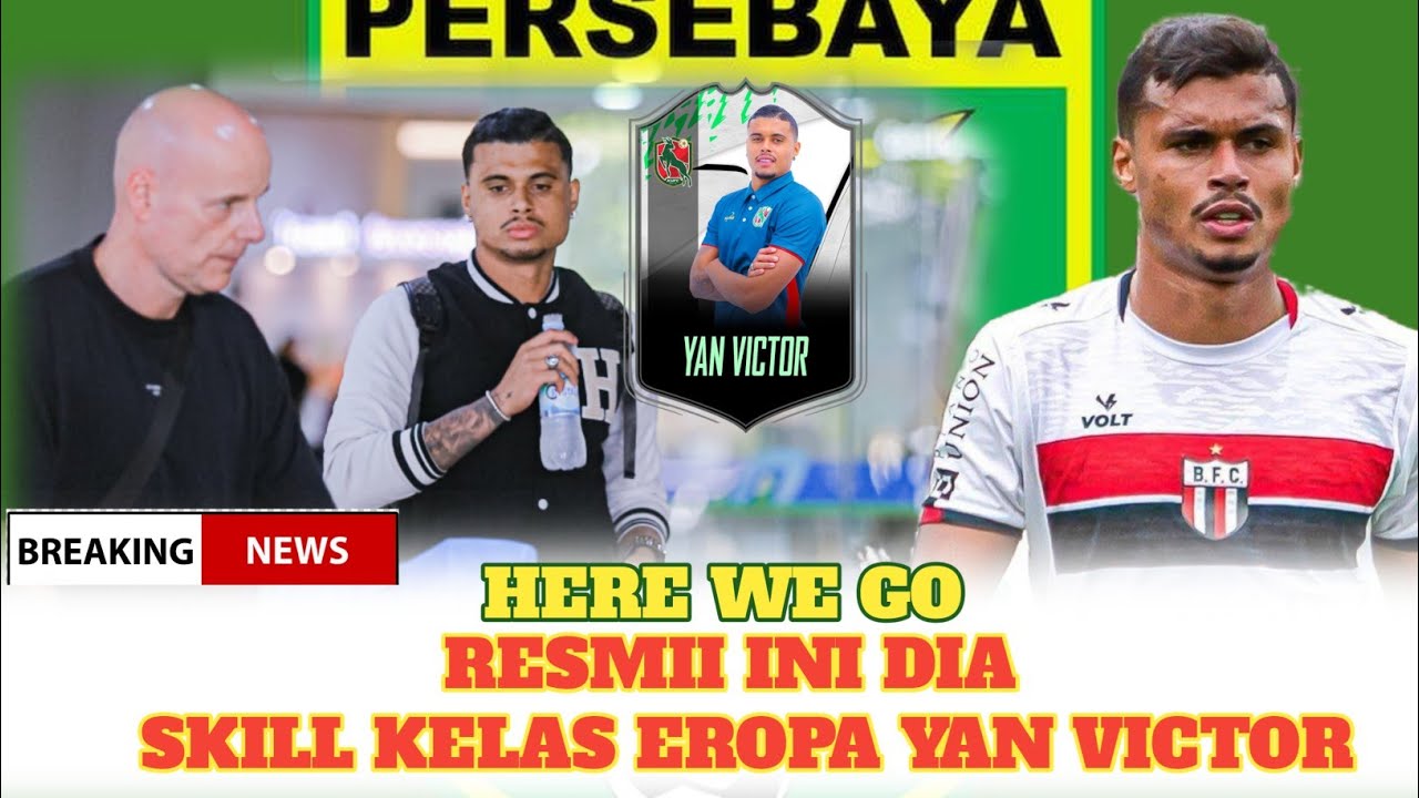 Skill Kelas Eropa Yan Victor Pemain Baru Persebaya Surabaya - YouTube