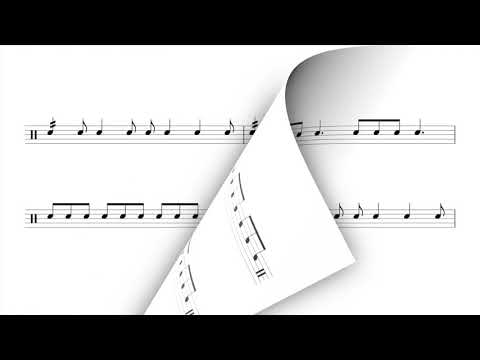 12/8 Snare Solo - INTERACTIVE Sight Reading Practice for Drums - PLAY ...