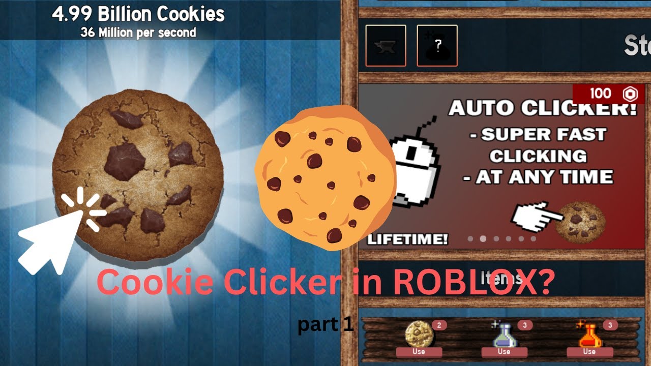 🍪Cookie Clicker but in ROBLOX? (PART 1)🍪 - YouTube