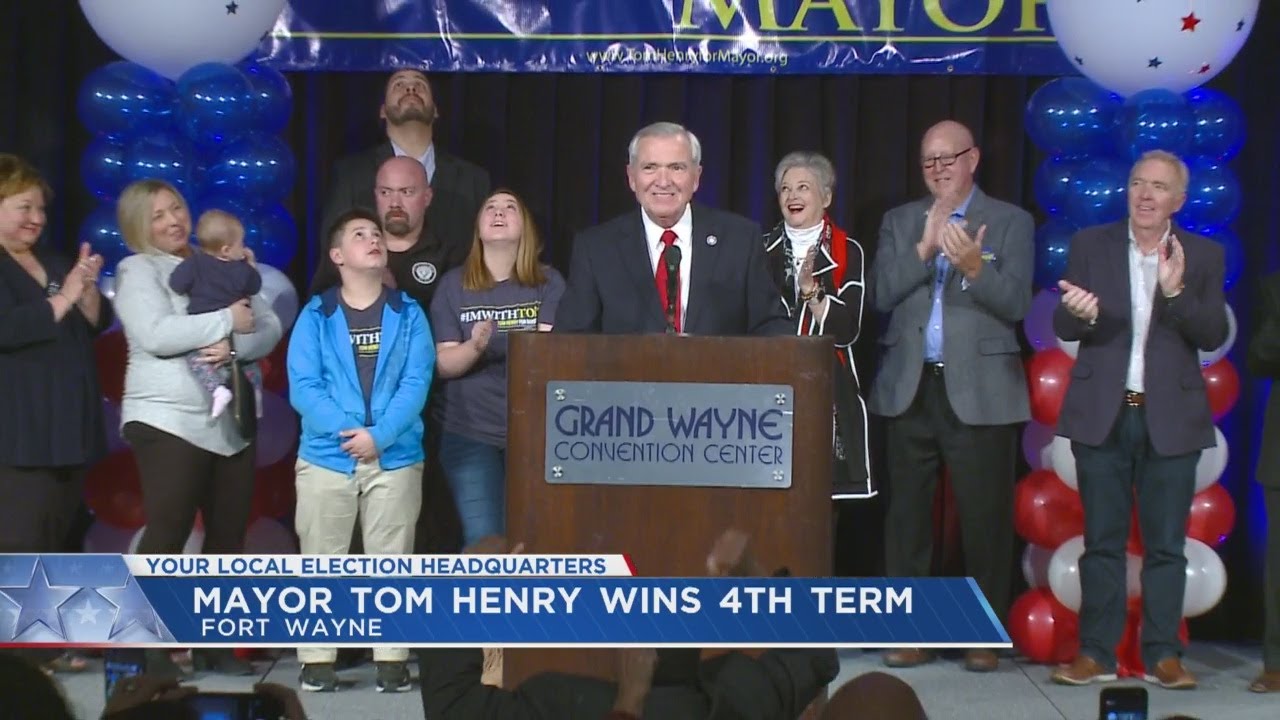 Mayor Tom Henry takes the victory - YouTube