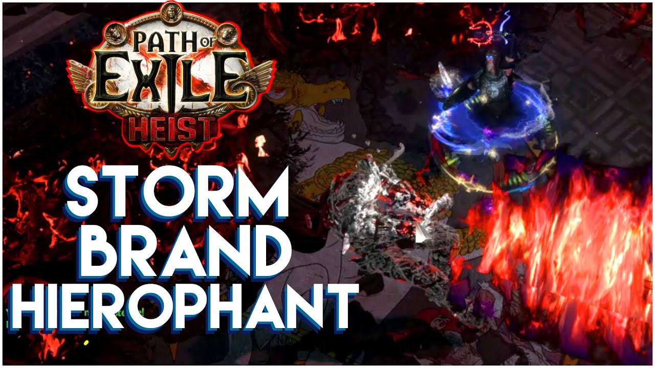 PoE 3.12 - Storm Brand Hierophant Build guide - YouTube